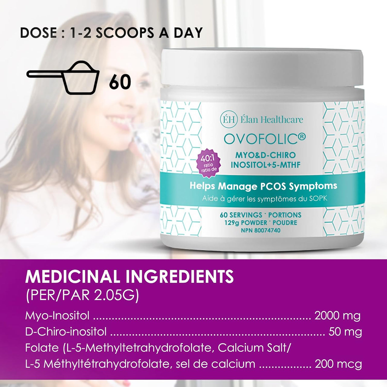 Ovofolic Inositol PCOS Supplement: Enhancing PCOS Management and Fertility