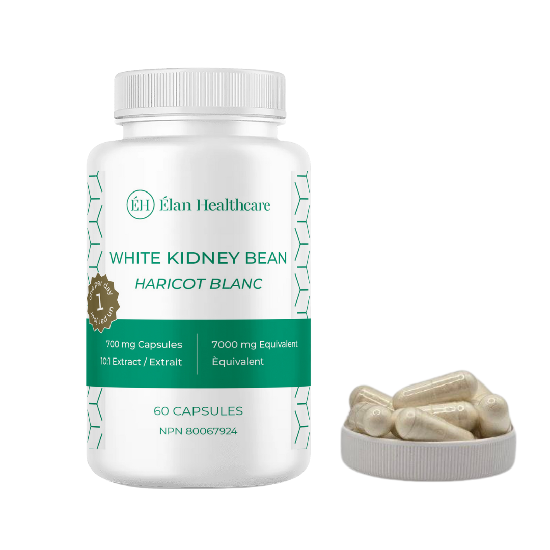 Elan Healthcare White Kidney Bean Extract - 60 Capsules (7000mg Equiva